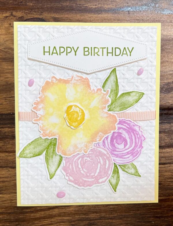 Artistically Inked Happy Birthday Card - Bonnie Lenke, Stampin' Up ...