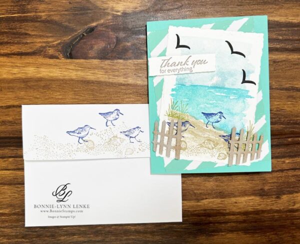 Oceanfront and Seaside Bay Card & Video Tutorial - Bonnie Lenke ...