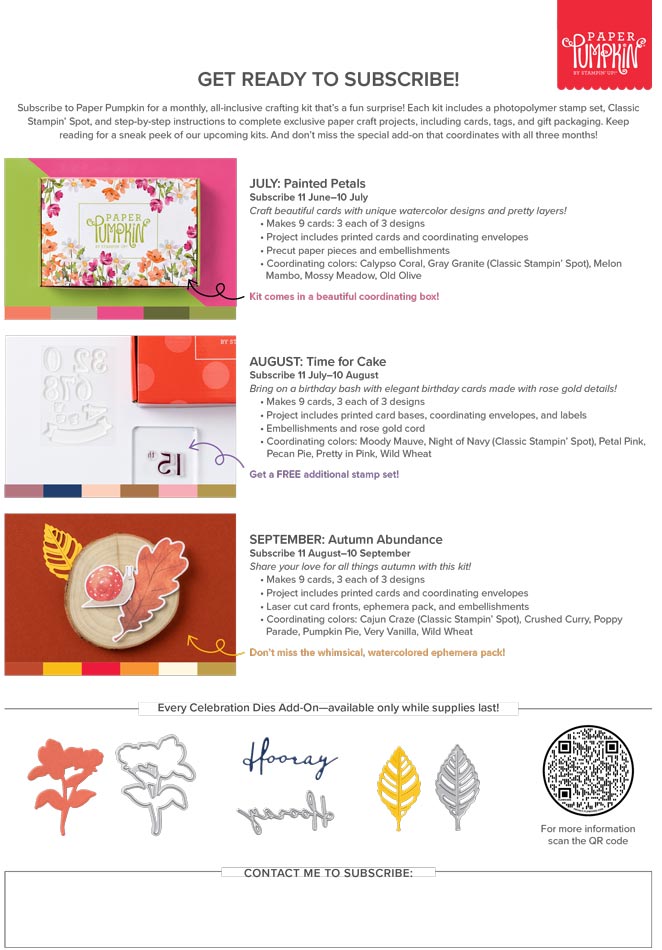 Bonnie Lenke, Stampin' Up! Demonstrator