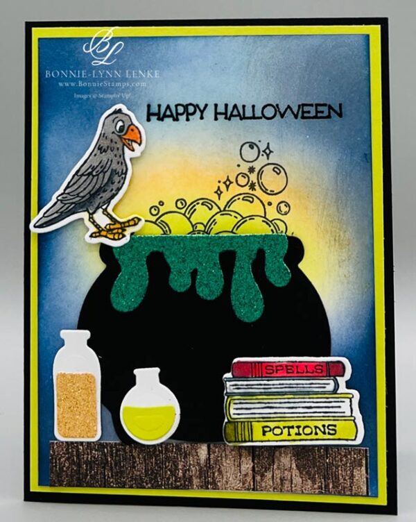 Potion & Spells Halloween Card with Video Tutorial